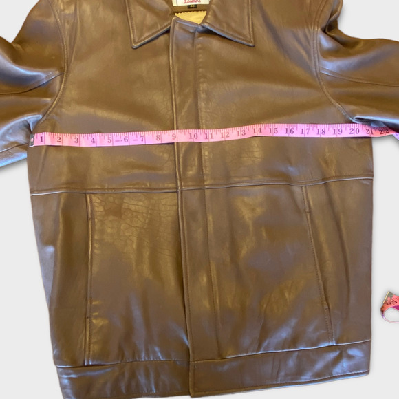countess mara | Jackets & Coats | Vintage Leather 8s 90s Bomber Jacket ...